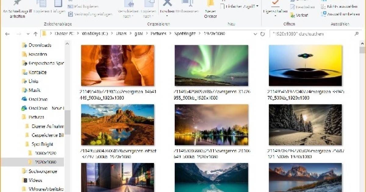 Windows 10: Die schönen Sperrbildschirm-Bilder sichern - pctipp.ch