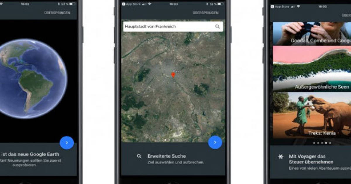 Gross-Update für Google Earth (iOS) - pctipp.ch