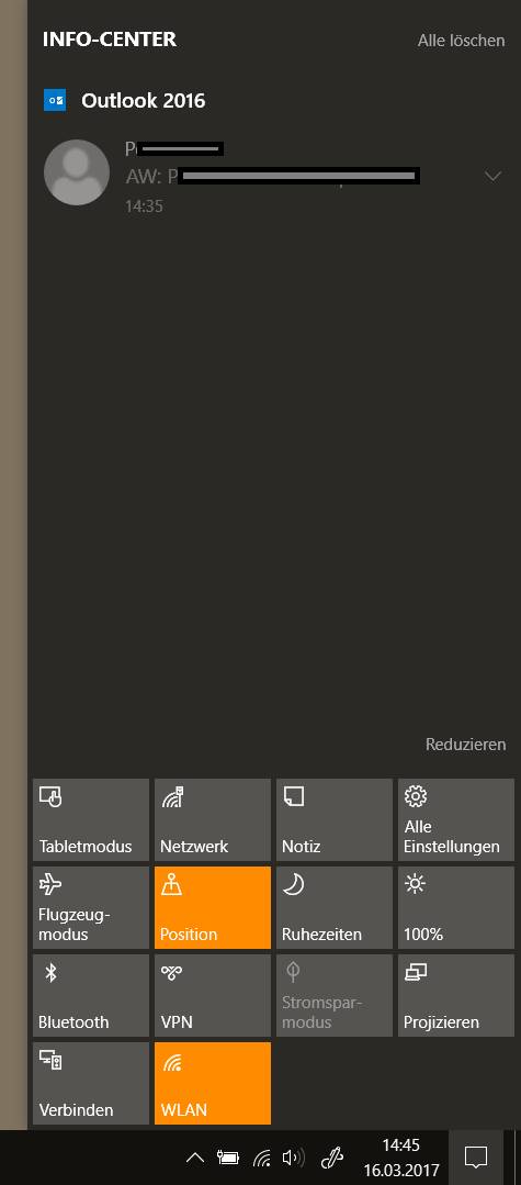 Windows 10: das Info-Center genau erklärt und richtig eingestellt ...