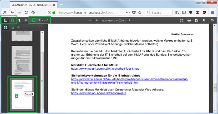 Link auf bestimmte Seite eines PDF-Dokuments setzen - pctipp.ch