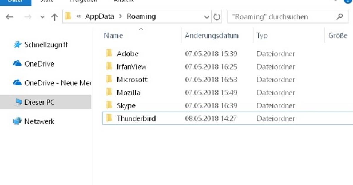 Windows 10: Wie Sie nach dem Zurücksetzen Ihre Programmeinstellungen retten - pctipp.ch