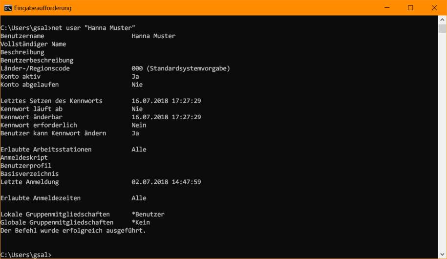 Windows: Wann hat sich User XY zuletzt eingeloggt? - pctipp.ch