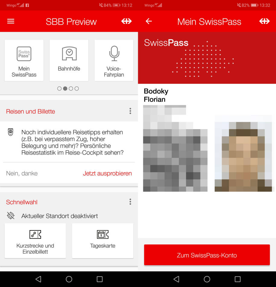 Wie hinterlege ich Abos in der SBB-Preview-App? - pctipp.ch