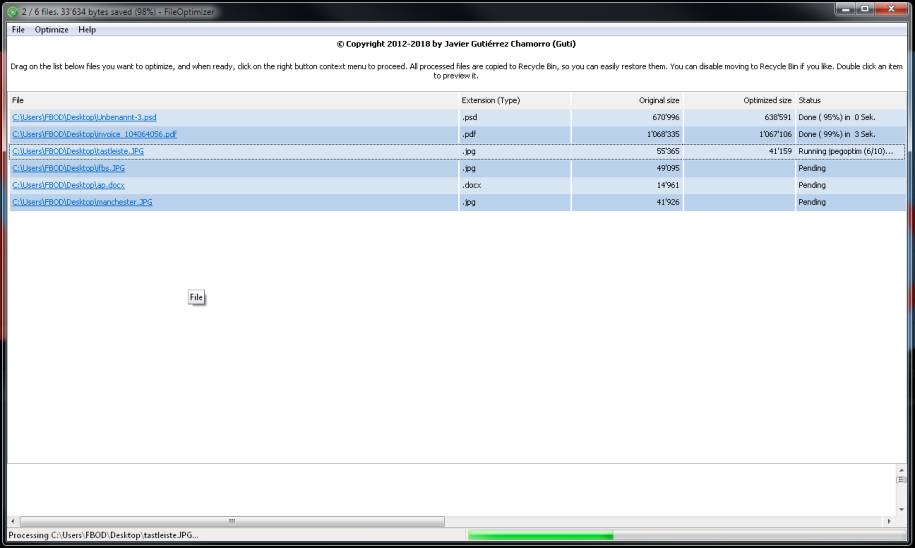 FileOptimizer - pctipp.ch