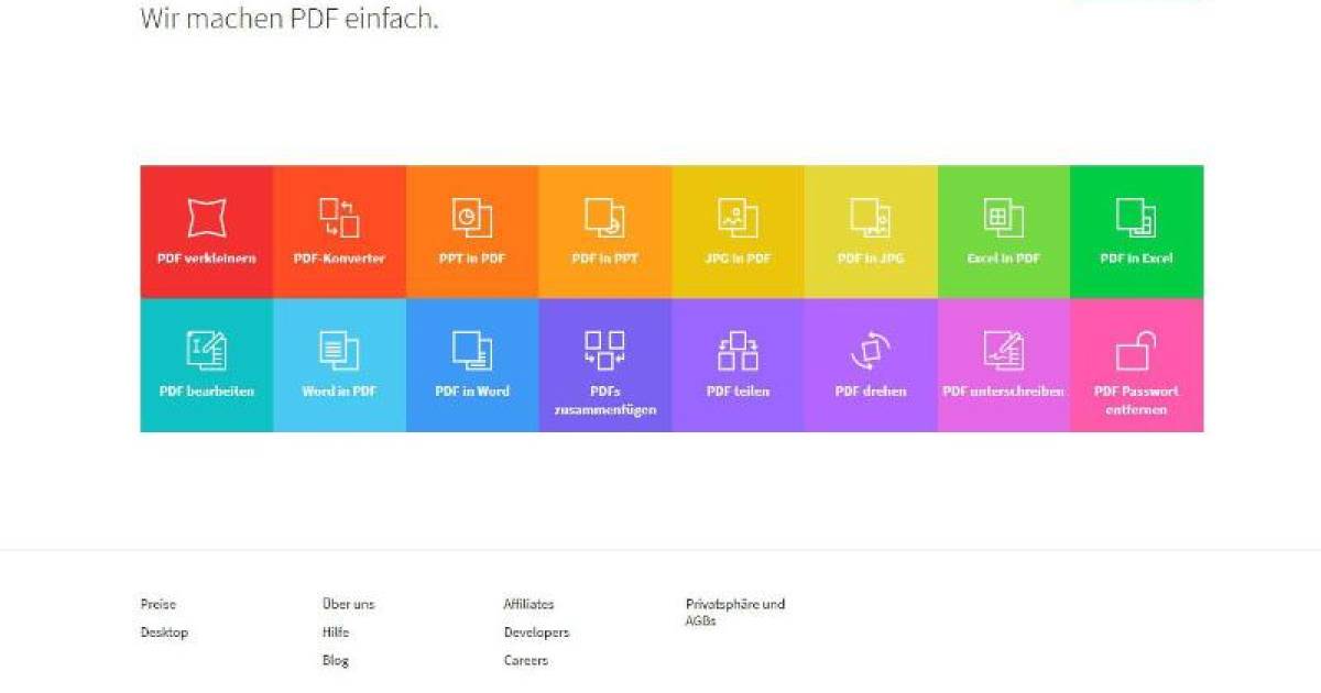 Schweizer Smallpdf ist ein PDF-Tausendsassa - pctipp.ch