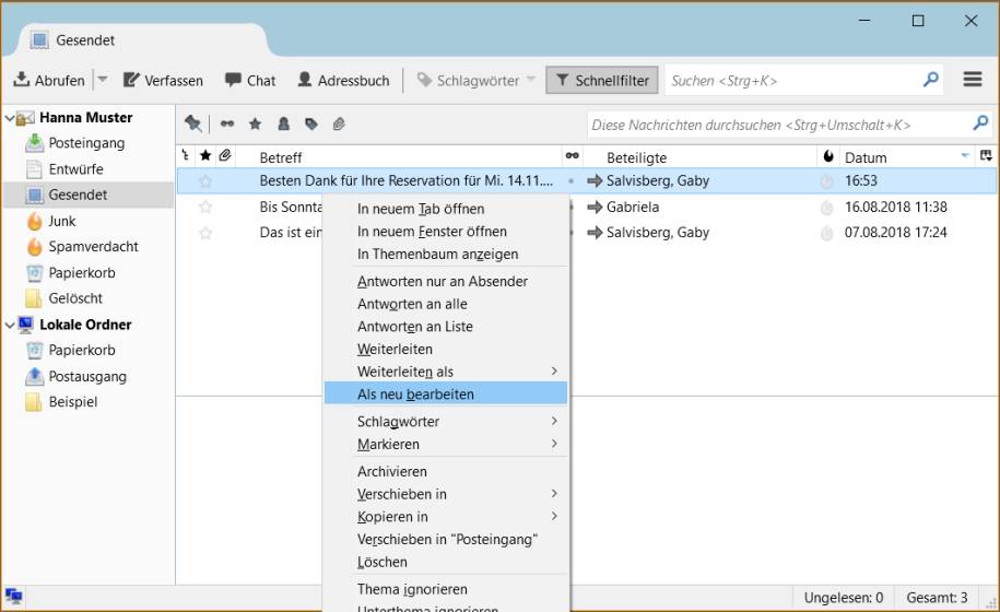 Thunderbird: E-Mail-Vorlagen erstellen - pctipp.ch
