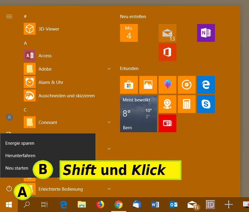 Windows 10: Wie boote ich ab USB-Stick? - pctipp.ch