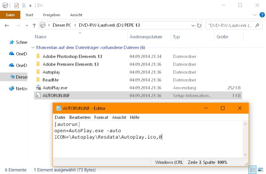 Was ist die Autorun.inf – und darf ich die löschen? - pctipp.ch