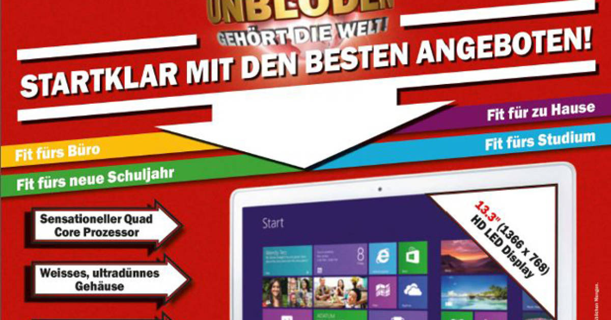 Media-Markt-Flyer: drei unschlagbare Angebote? - pctipp.ch