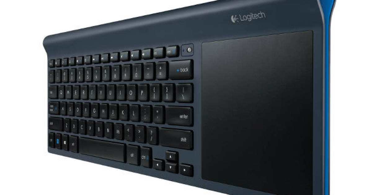 Touch me: flaches Logitech All-in-One Keyboard - pctipp.ch