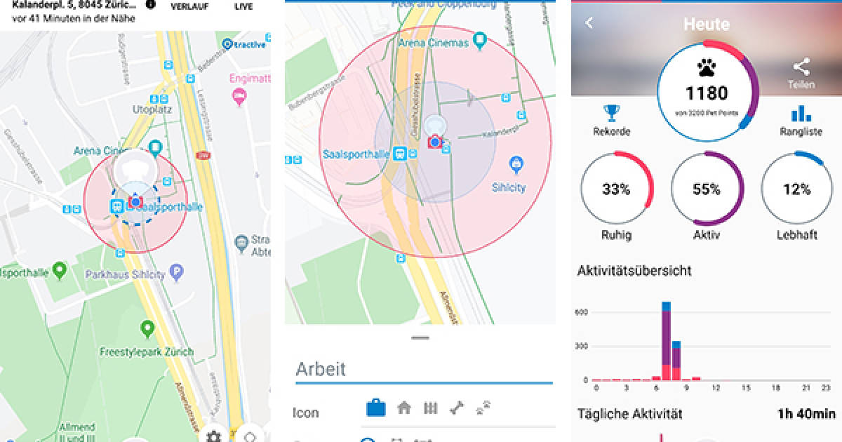 Tractive-App mit GPS-Tracker für Haustiere im Alltagstest - pctipp.ch