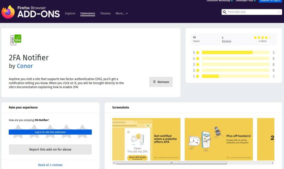 Browser-Add-on-Test: «2FA Notifier» - pctipp.ch