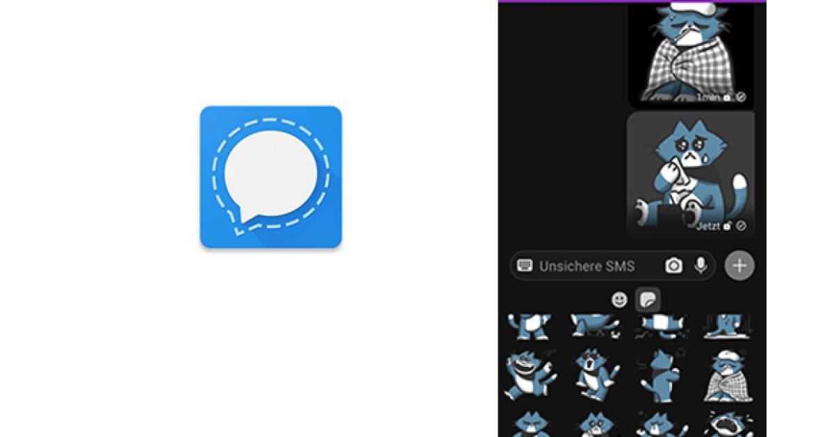 Signal: Sticker verschicken - pctipp.ch