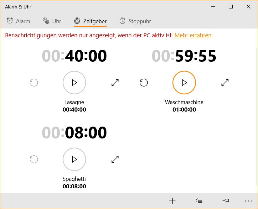 In Windows 10 den praktischen Timer nutzen - pctipp.ch