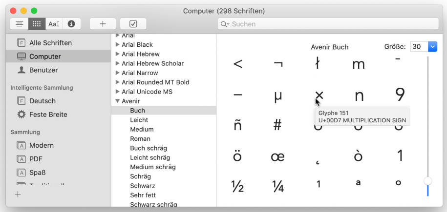 Mac-Tipp: Unicode-Zeichen - pctipp.ch