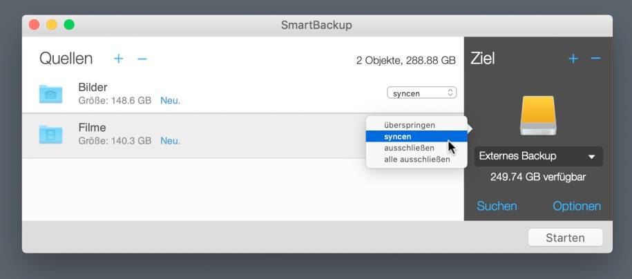 Mac-Tipp: SmartBackup - pctipp.ch