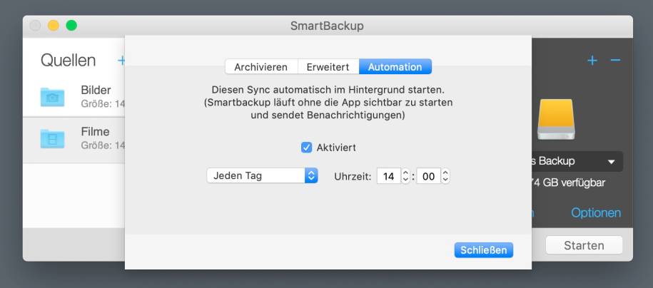 Mac-Tipp: SmartBackup - pctipp.ch