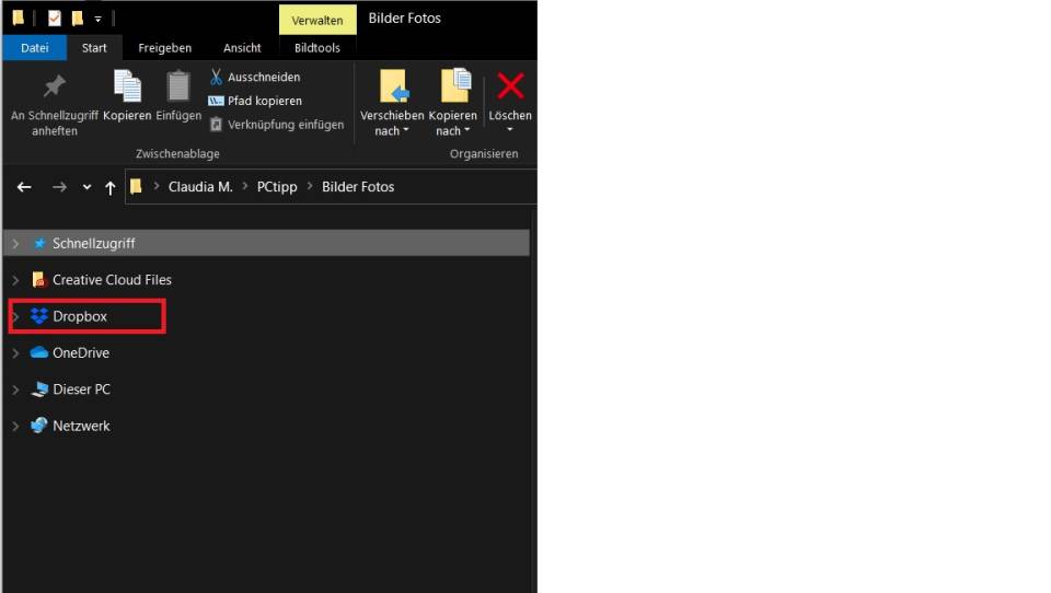 Das Dropbox-Icon im Datei-Explorer loswerden – so gehts - pctipp.ch
