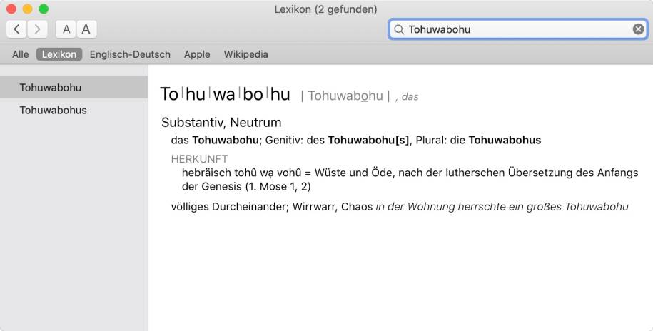 Mac-Tipp: Ein Lexikon für alle Fälle - pctipp.ch