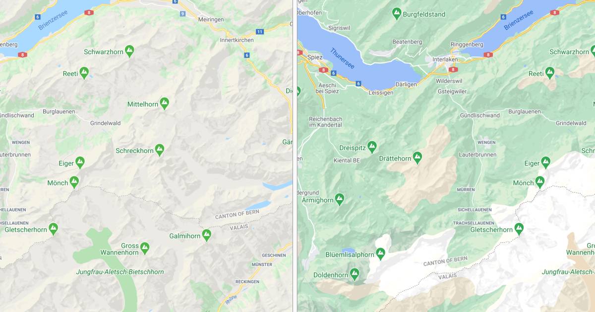 Google-Maps-Karten werden detaillierter und bunter - pctipp.ch