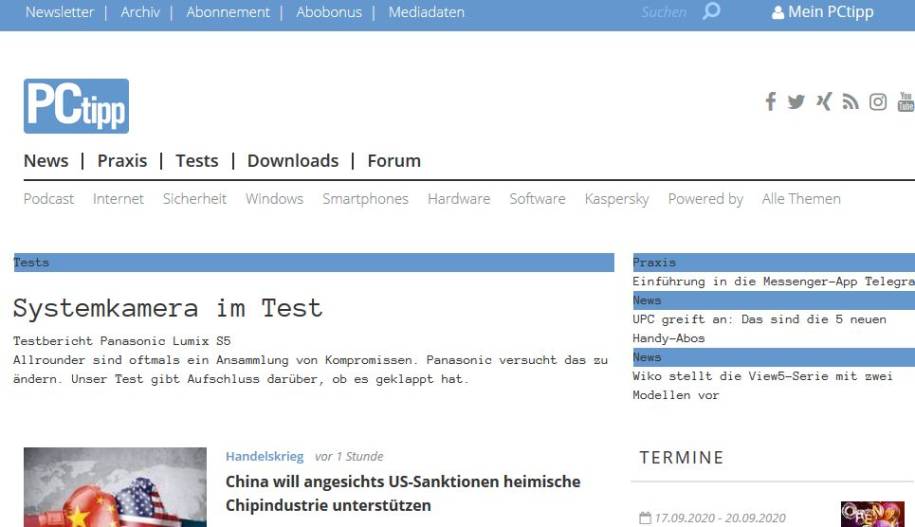 Neue Teaser-Kacheln auf PCtipp.ch - pctipp.ch