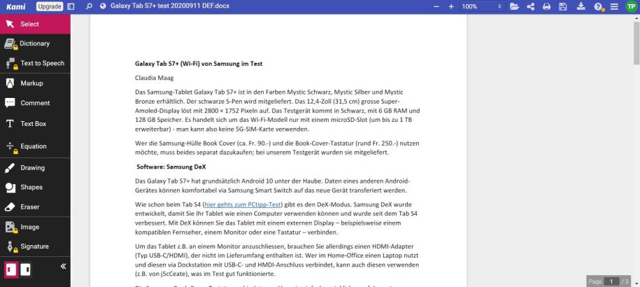 Kami Extension – PDF and Document Annotation - pctipp.ch
