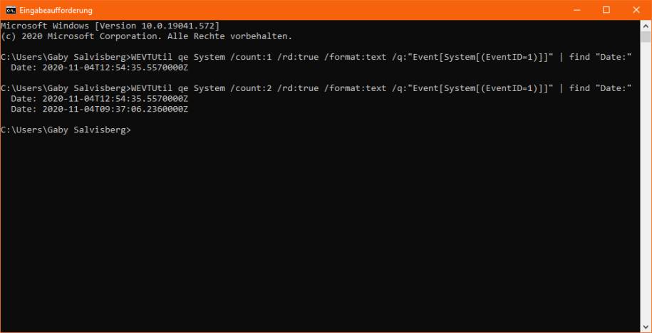 Windows 10: Wann habe ich den Rechner aus dem Stand-by geholt? - pctipp.ch