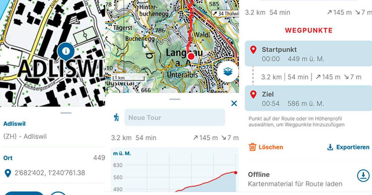 Swisstopo: Neue Wander-Route auswählen und Karten herunterladen - pctipp.ch