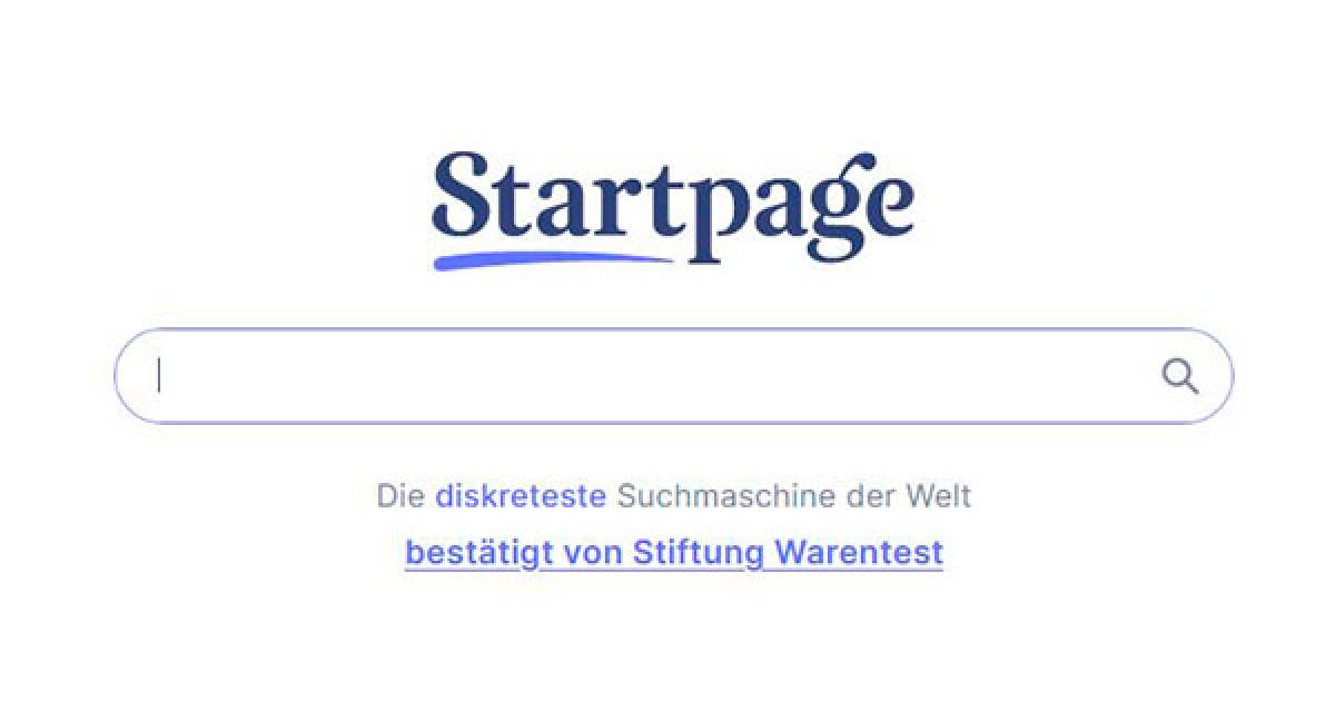 Startpage.com als Standard-Suchmaschine festlegen – so gehts - pctipp.ch