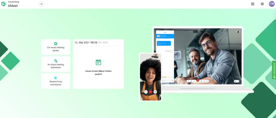 Schweizer Videokonferenz-Dienst kMeet erhält neue Funktionen - pctipp.ch
