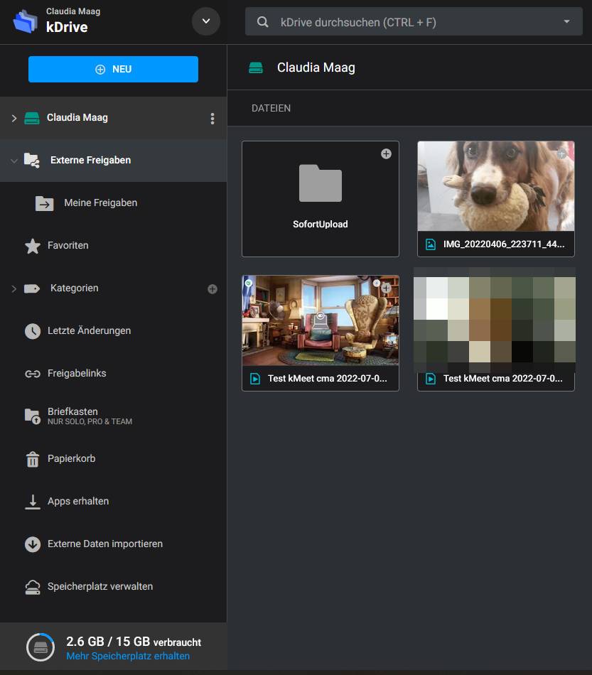 7 Einsteiger-Tipps für den Cloudspeicher kDrive - pctipp.ch