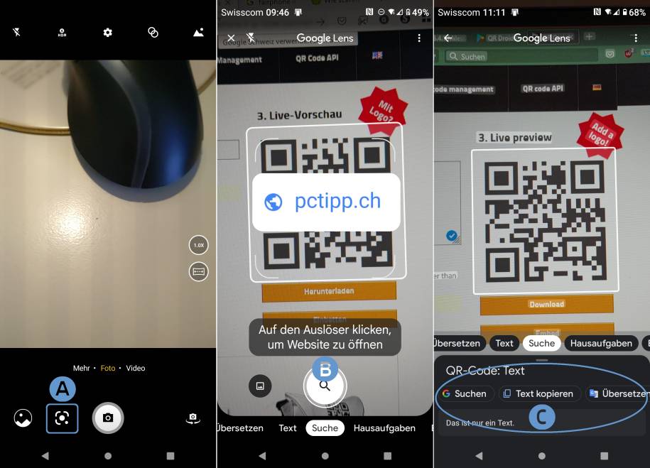 Android: QR-Code ohne Zusatz-App lesen - pctipp.ch