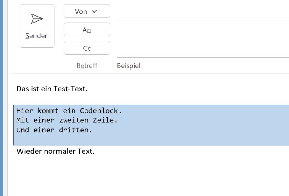 Outlook: Formatvorlagen für spezielle Darstellung verwenden - pctipp.ch