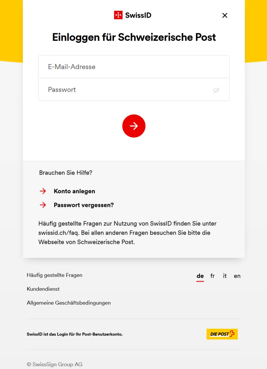Post-Login auf SwissID-Login umstellen – so gehts - pctipp.ch