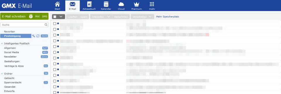 So beliebt ist der E-Mail-Dienst GMX in der Schweiz - pctipp.ch