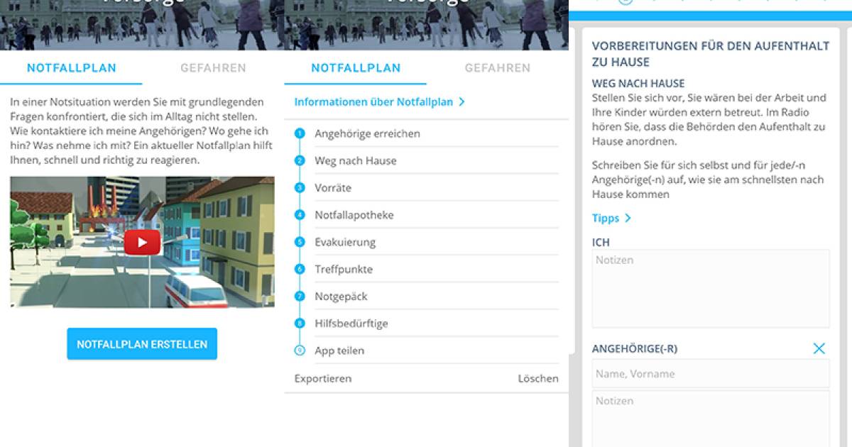 Alertswiss: Notfallplan erstellen – so gehts - pctipp.ch
