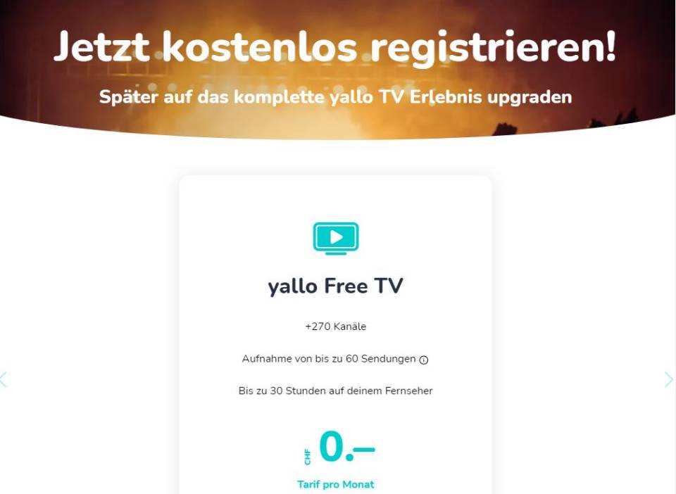 Yallo startet Gratis-TV-Angebot Yallo Free TV - pctipp.ch