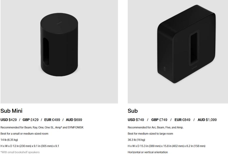 Sonos stellt Sub Mini vor - pctipp.ch