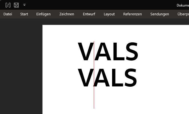 Word: Was ist die «Unterschneidung» bei Schriften? - pctipp.ch