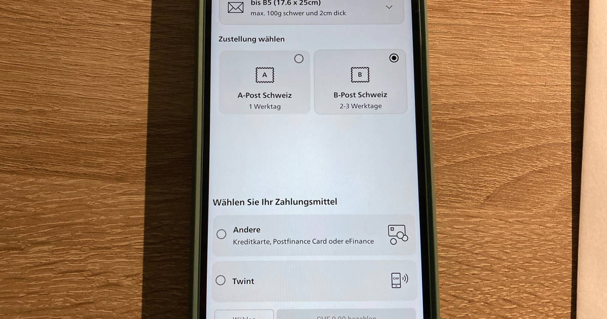 Post: Pakete und Briefe in der App frankieren – so gehts - pctipp.ch