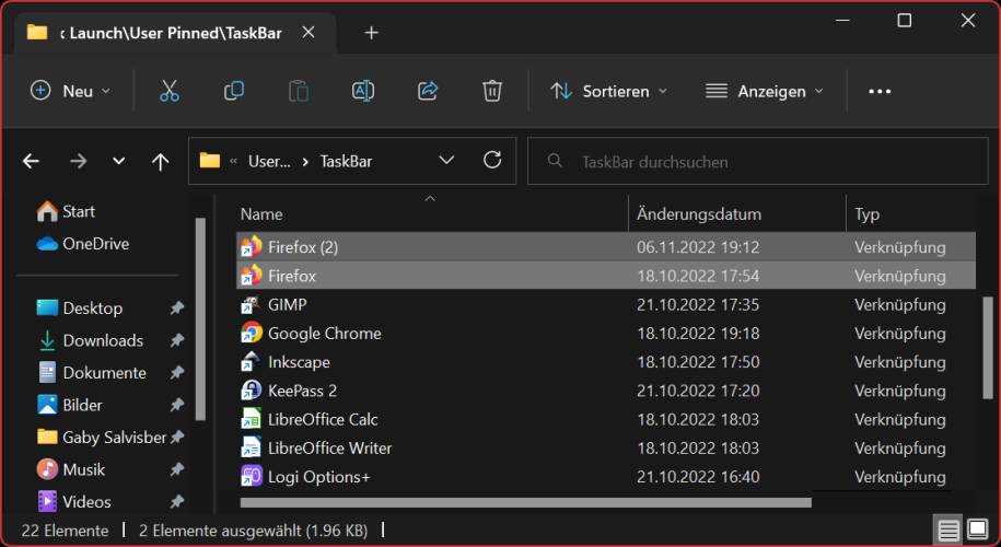 Warum heisst meine Taskleisten-Verknüpfung «Programmname (2)»? - pctipp.ch