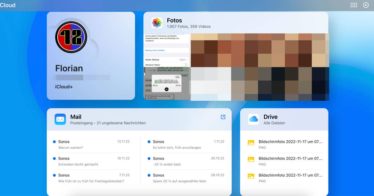 Apples iCloud erfährt grosses Redesign - pctipp.ch