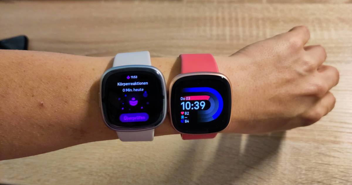 Fitbit-Smartwatches Versa 4 und Sense 2 im Vergleichstest - pctipp.ch