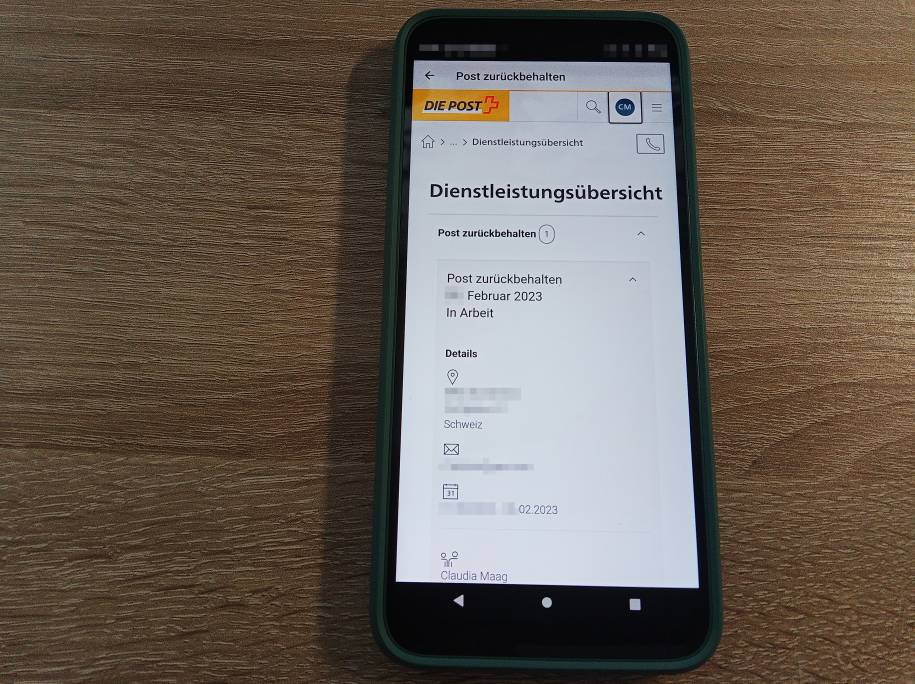 Post-App: Post zurückbehalten – so gehts - pctipp.ch