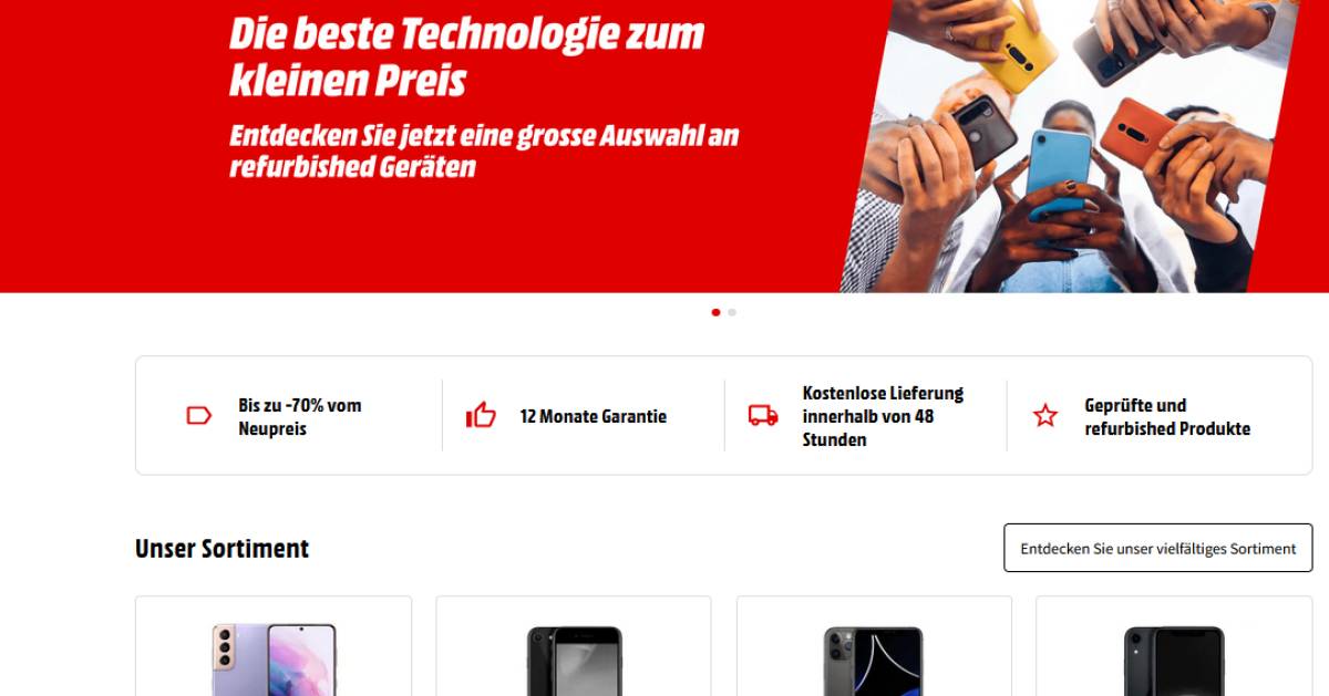 MediaMarkt verkauft gebrauchte Smartphones - pctipp.ch