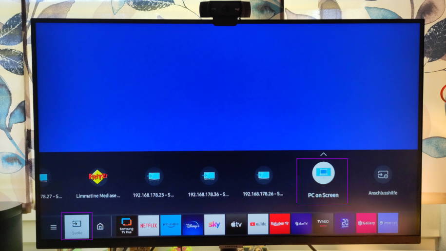 Windows-Laptop mit Samsung-Smart-Monitor kabellos verbinden - pctipp.ch
