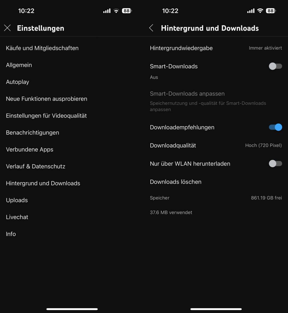 YouTubes «Smarte Downloads»-Funktion frisst Speicher - pctipp.ch
