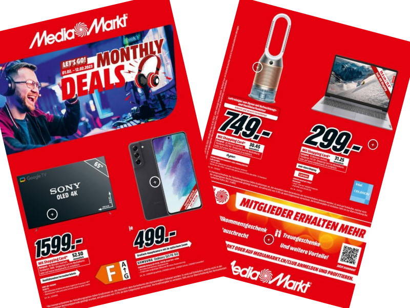 MediaMarkt: der Mega-«Monthly-Deals»-Flyer - pctipp.ch