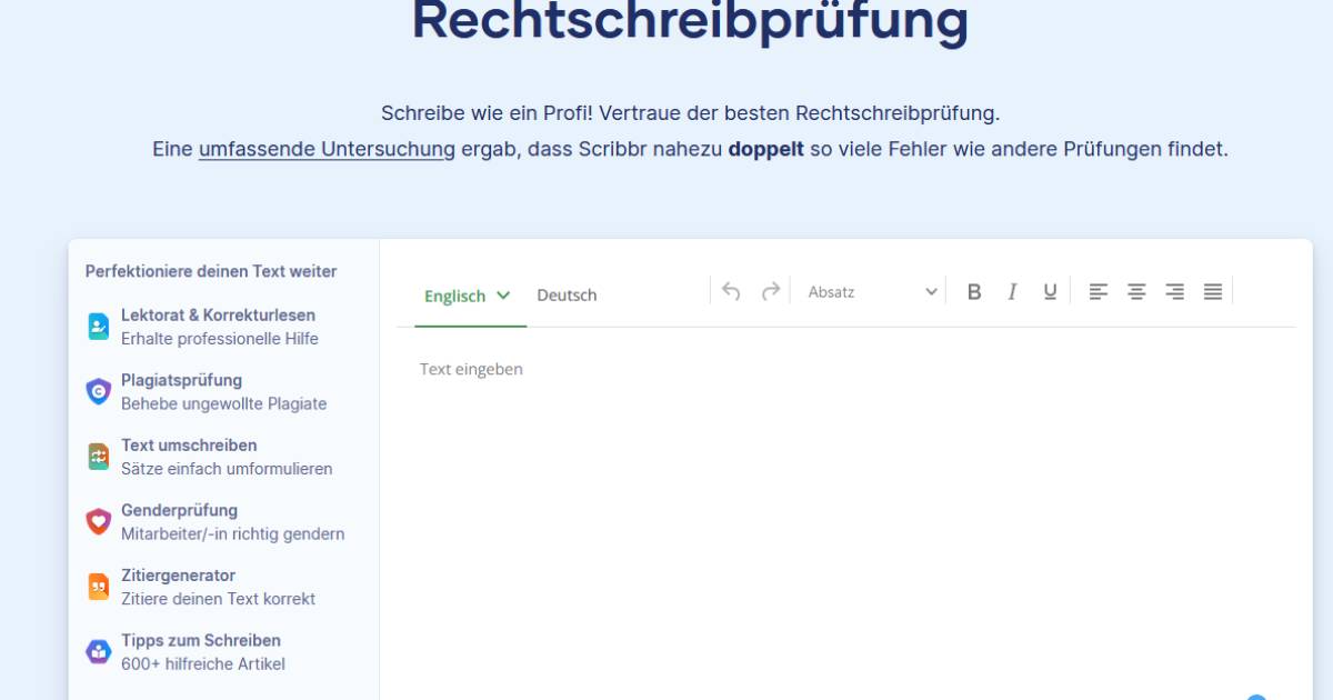 Webtipp: Scribbr - pctipp.ch