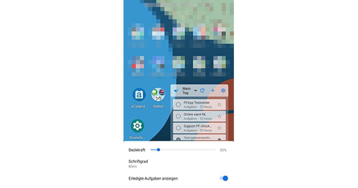 Microsoft To Do: Widget anpassen - pctipp.ch